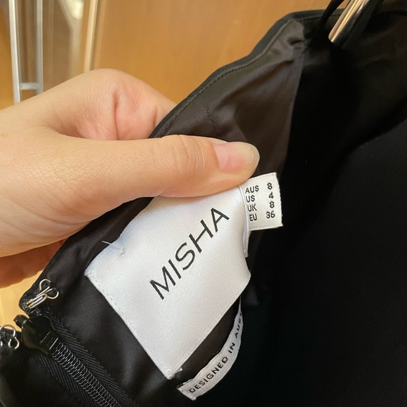 Misha Collection Dresses Misha Sammiah Black Doublebreasted Tuxedo Halter Dress Nwot Poshmark